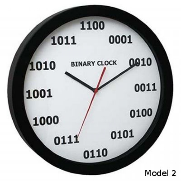 Zegar binarny to idealny prezent nie tylko dla matematyków czy informatyków